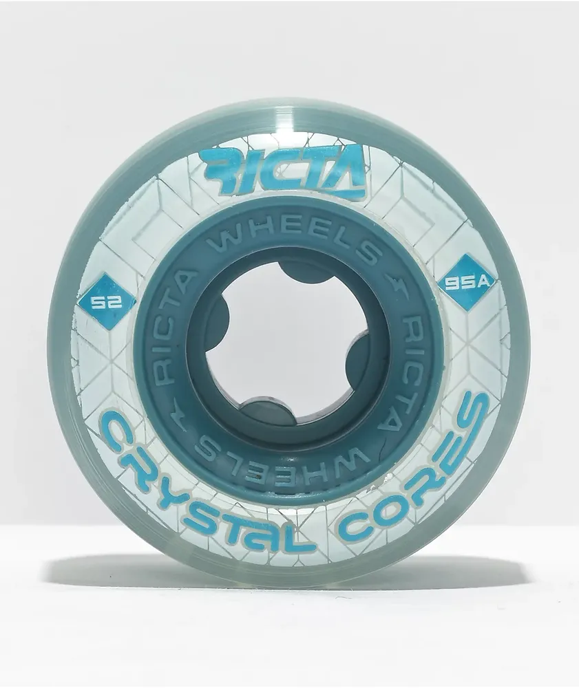 Ricta Crystal Cores 52mm 95a Blue Skateboard Wheels | Hamilton Place