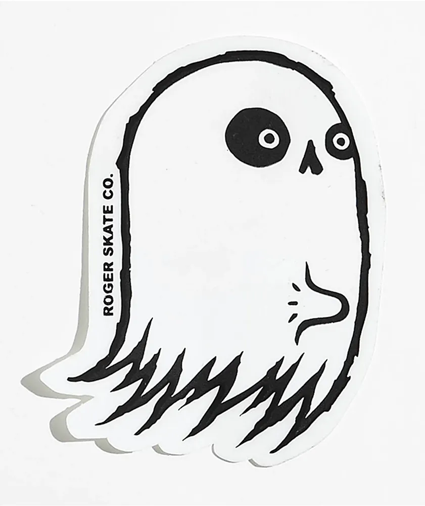 Roger Skate Ghost Glowner Sticker | Hamilton Place