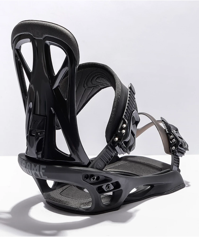 Rome United Black Snowboard Bindings 2022 | Hamilton Place