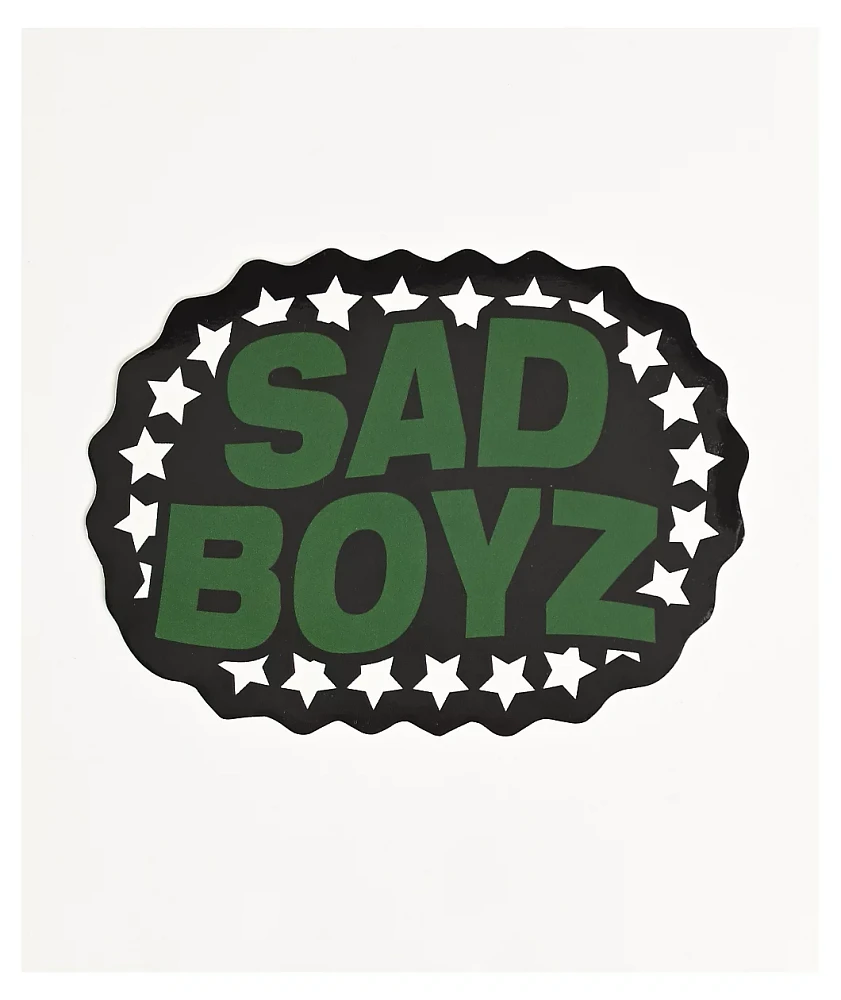 SAD BOYZ by Junior H Stars Sticker | Hamilton Place