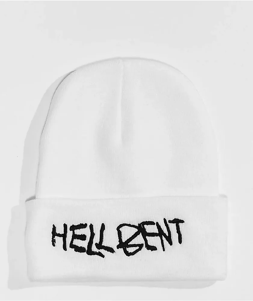 SUS BOY Hell Bent White Beanie | Hamilton Place