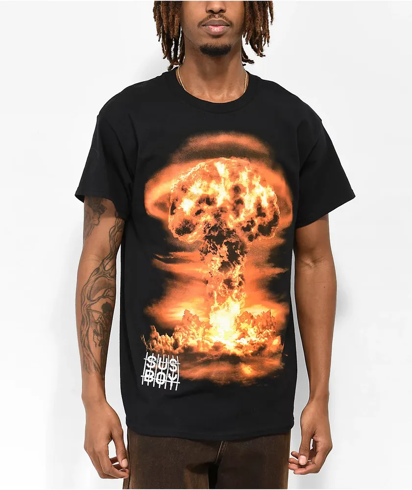SUS BOY Mushroom Cloud Black T-Shirt at Mall of America® in Bloomington, MN