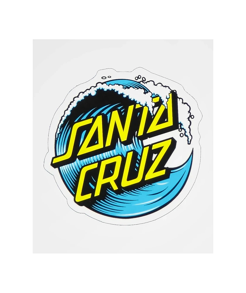 Santa Cruz Wave Dot 3" Sticker at Hamilton Place in Chattanooga, TN