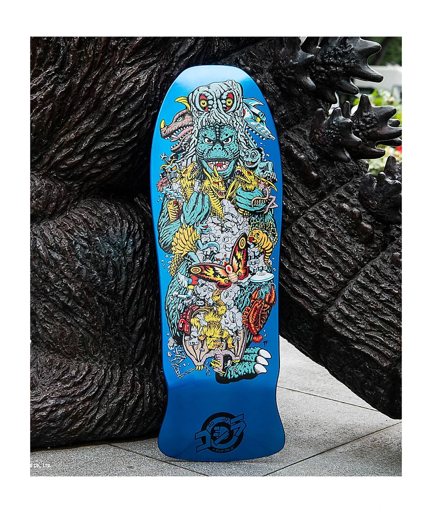Santa Cruz x Godzilla Kaiju Roskopp 10.12" Skateboard Deck | Mall of ...