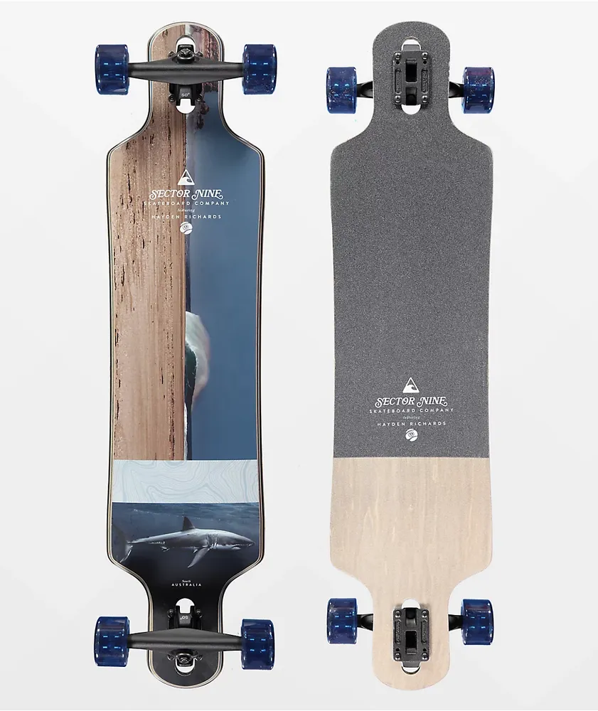 Sector 9 Meridian Rips 40" Drop Through Longboard Complete | Hamilton Place