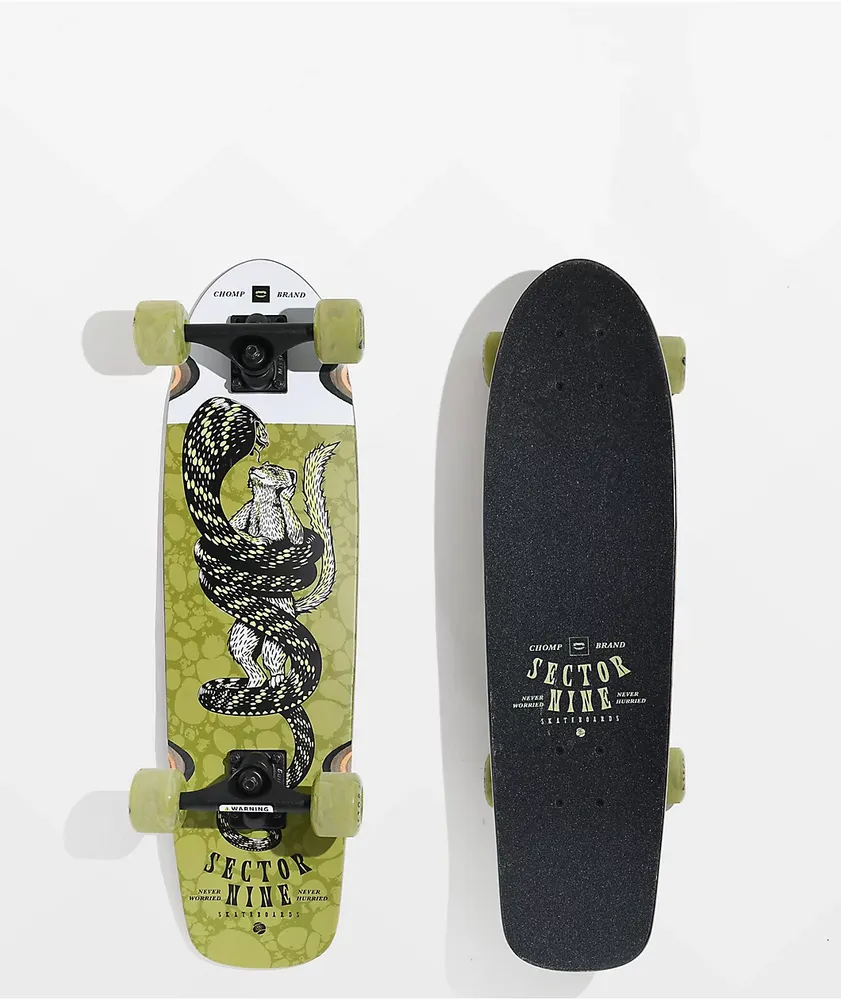 Sector 9 x Chomp Brand Jammer Cobra 28.5" Cruiser Skateboard Complete ...