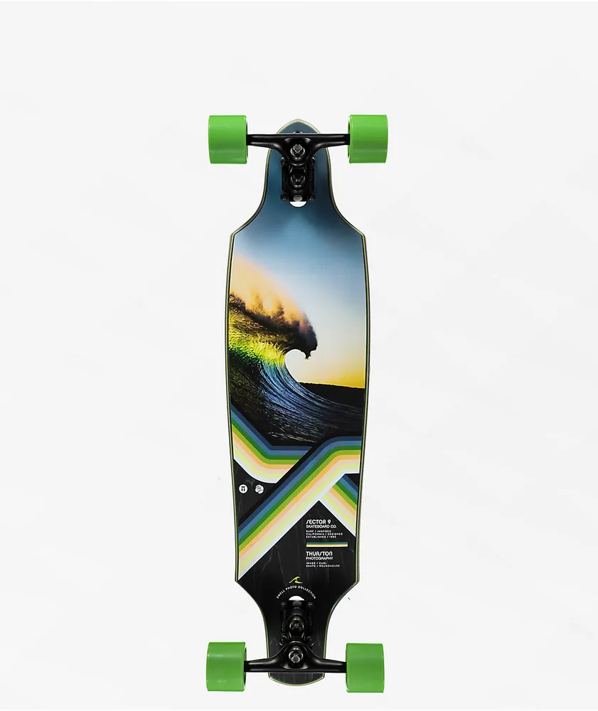 Sector Nine Roundhouse Roll 34" Drop Through Longboard Complete ...