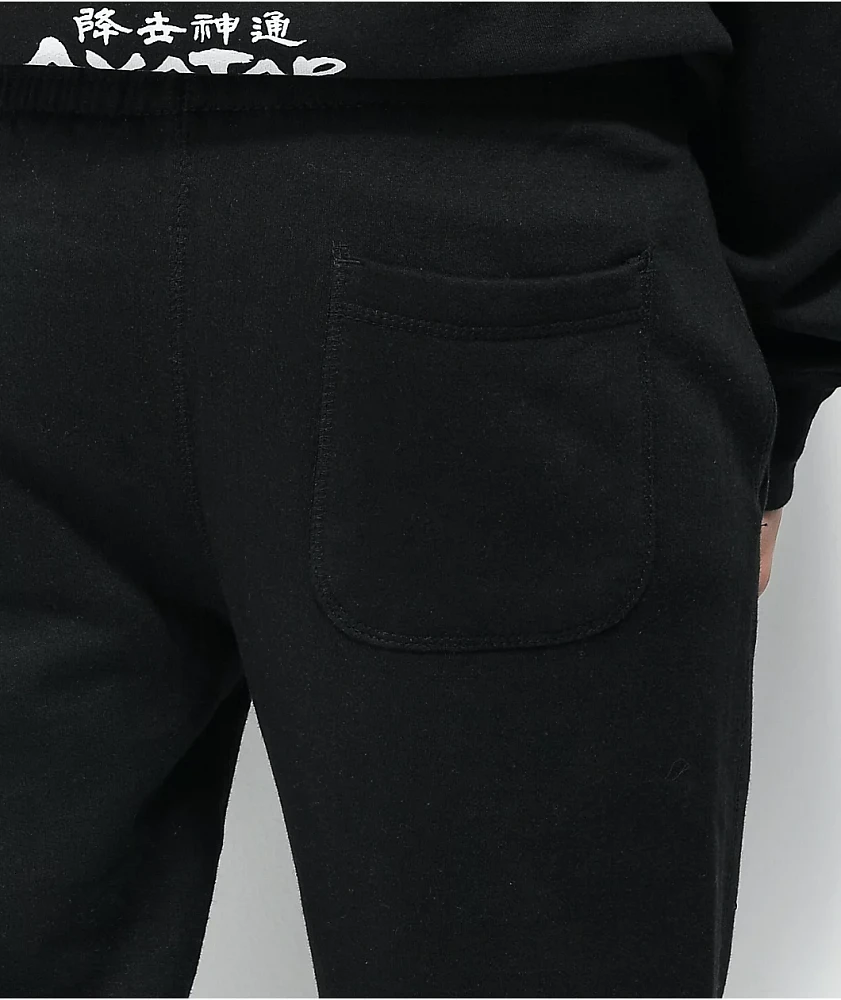 Select Start x Avatar: The Last Airbender Momo Black Sweatpants | Mall ...