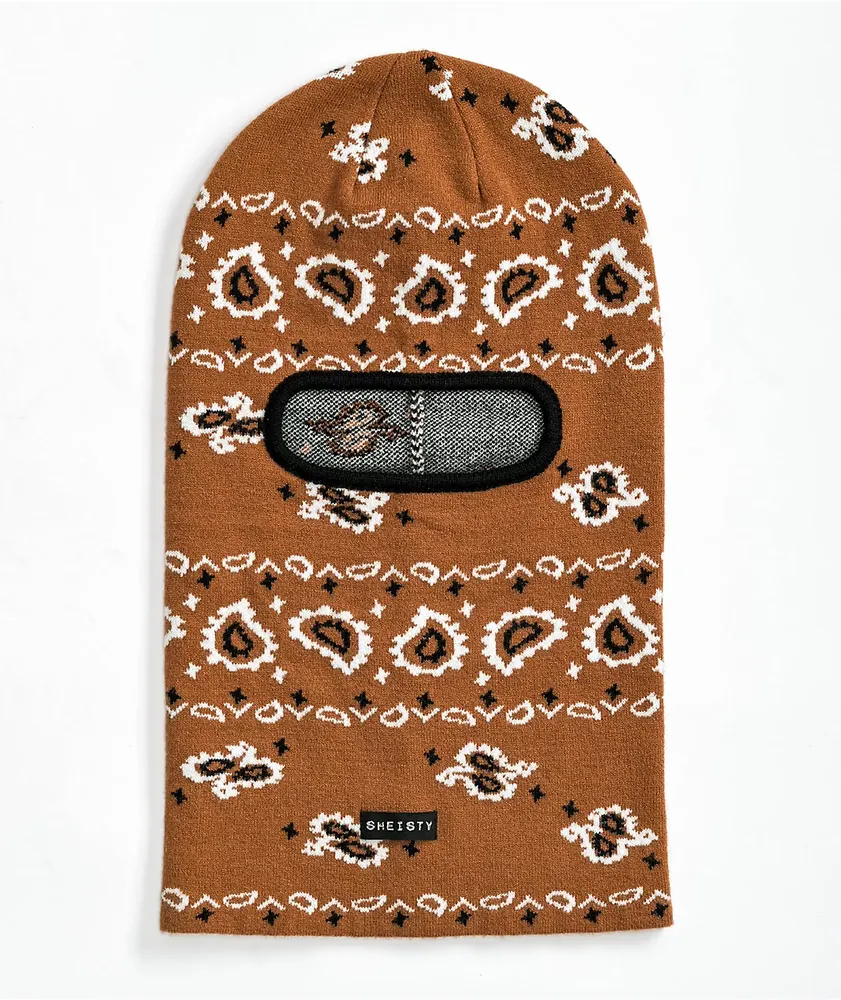 $hei$ty Sheisty Bandana Brown Balaclava | Hamilton Place