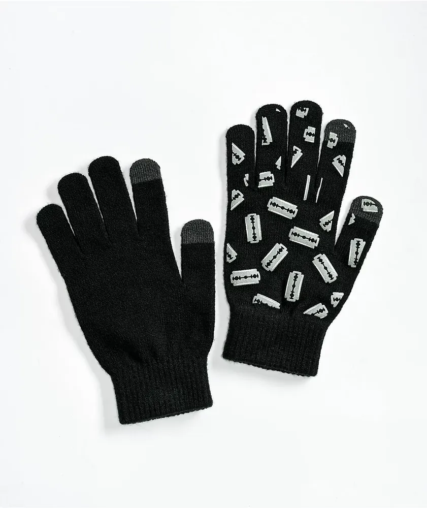 $hei$ty Sheisty Razor Black Gloves | Hamilton Place