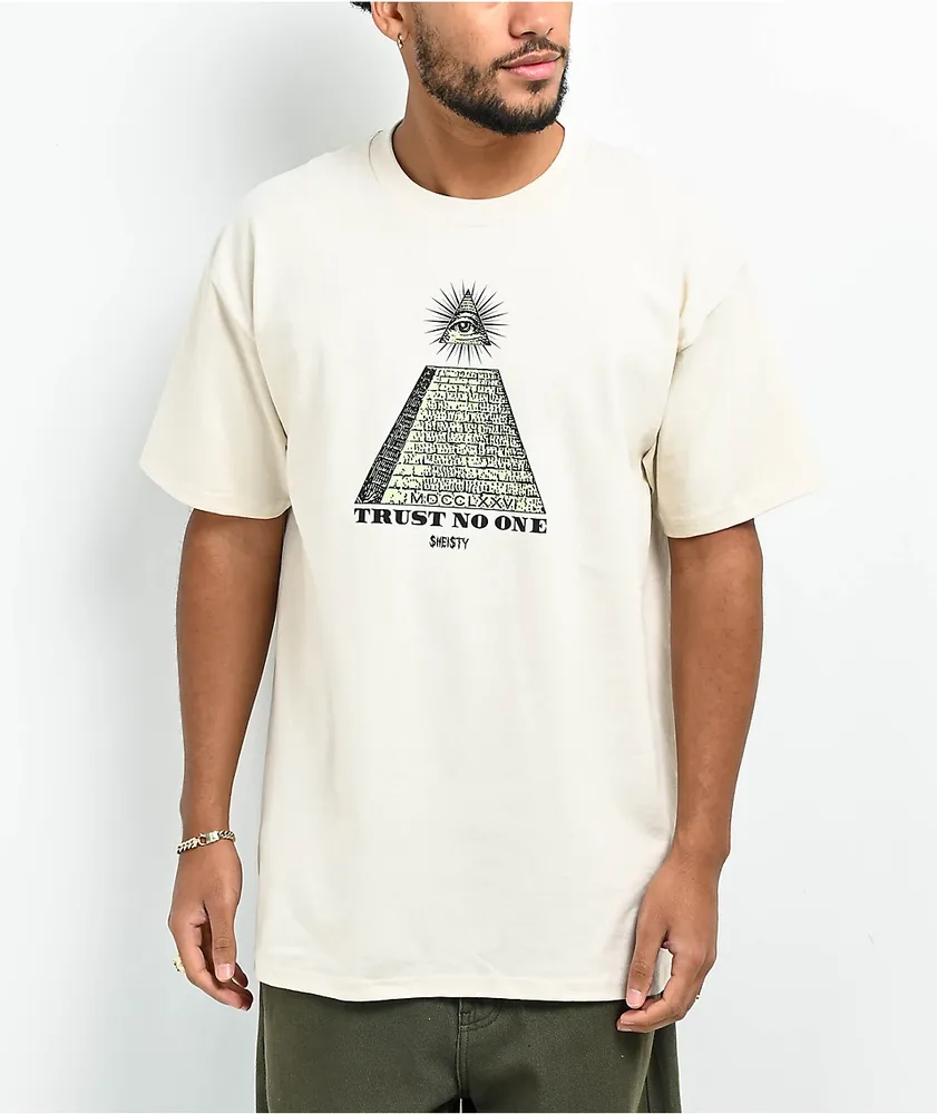 $HEI$TY Sheisty Trust No One Natural T-Shirt | Hamilton Place