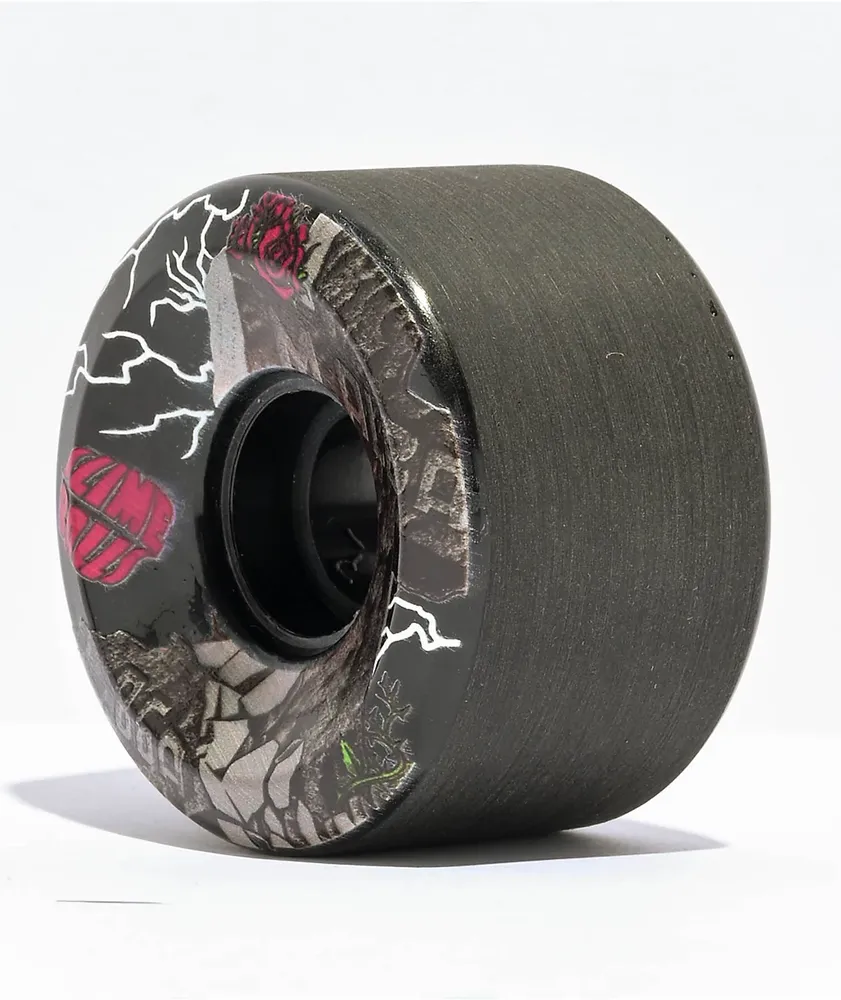 Slime Balls Malba OG Slime 60mm 86a Black Cruiser Skateboard Wheels at ...