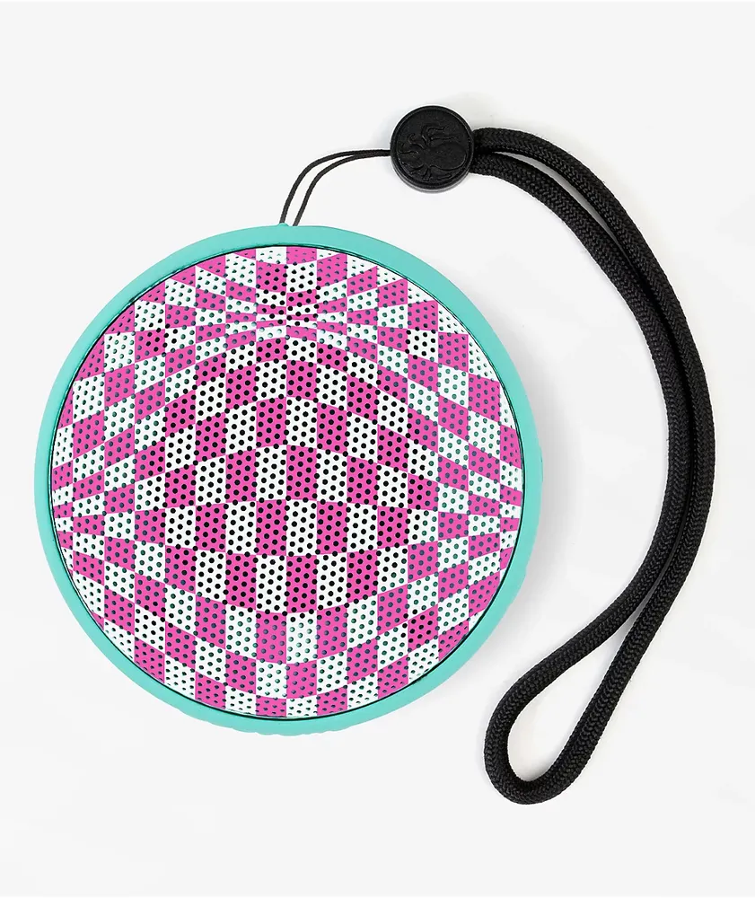 Speaqua Cruiser H2.0 Blue & Pink Warp Checker Wireless Speaker ...