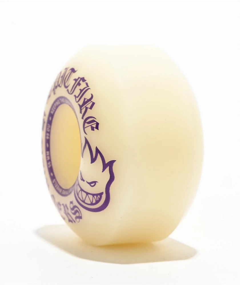 Spitfire Burner White & Purple 56mm 99a Skateboard Wheels | Mall of ...