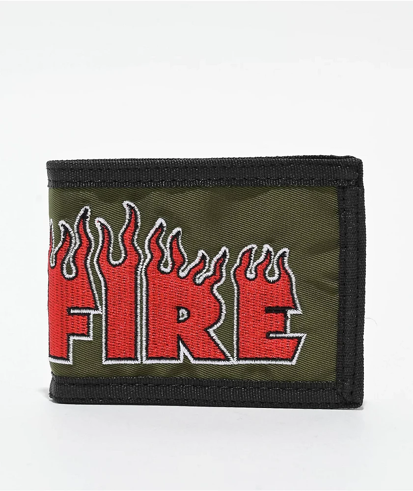 Spitfire Demonseed Olive Bifold Wallet | Niagara Pen Centre