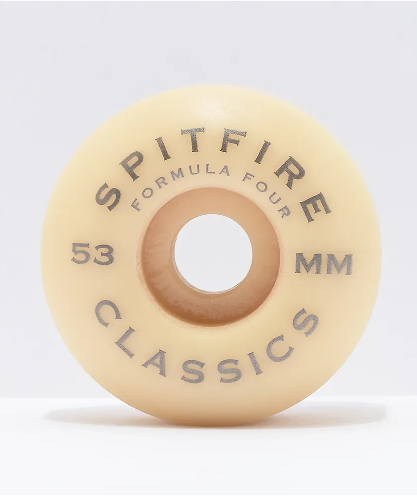 Spitfire Formula Four Classic 53mm 99a Orange Skateboard Wheels | Mall ...