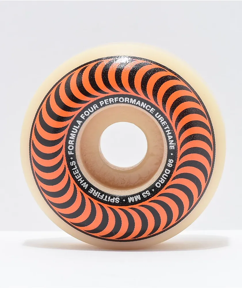 Spitfire Formula Four Classic 53mm 99a Orange Skateboard Wheels | Mall ...