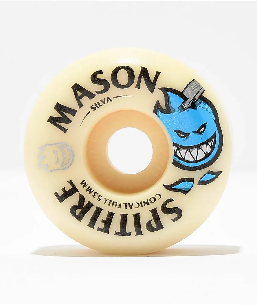 Spitfire Formula Four Mason Full Conical 53mm 99d Skateboard Wheels ...