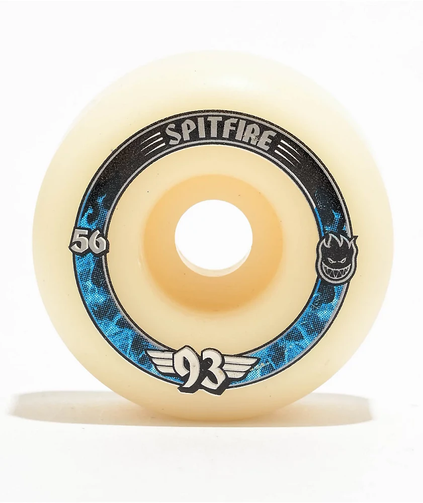 Spitfire Formula Four Radial 56mm 93a White Skateboard Wheels ...