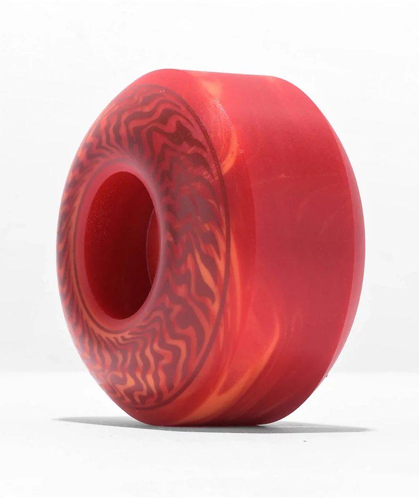 Spitfire Formula Four Swirled Classic Red & Orange 56mm 99D Skateboard ...