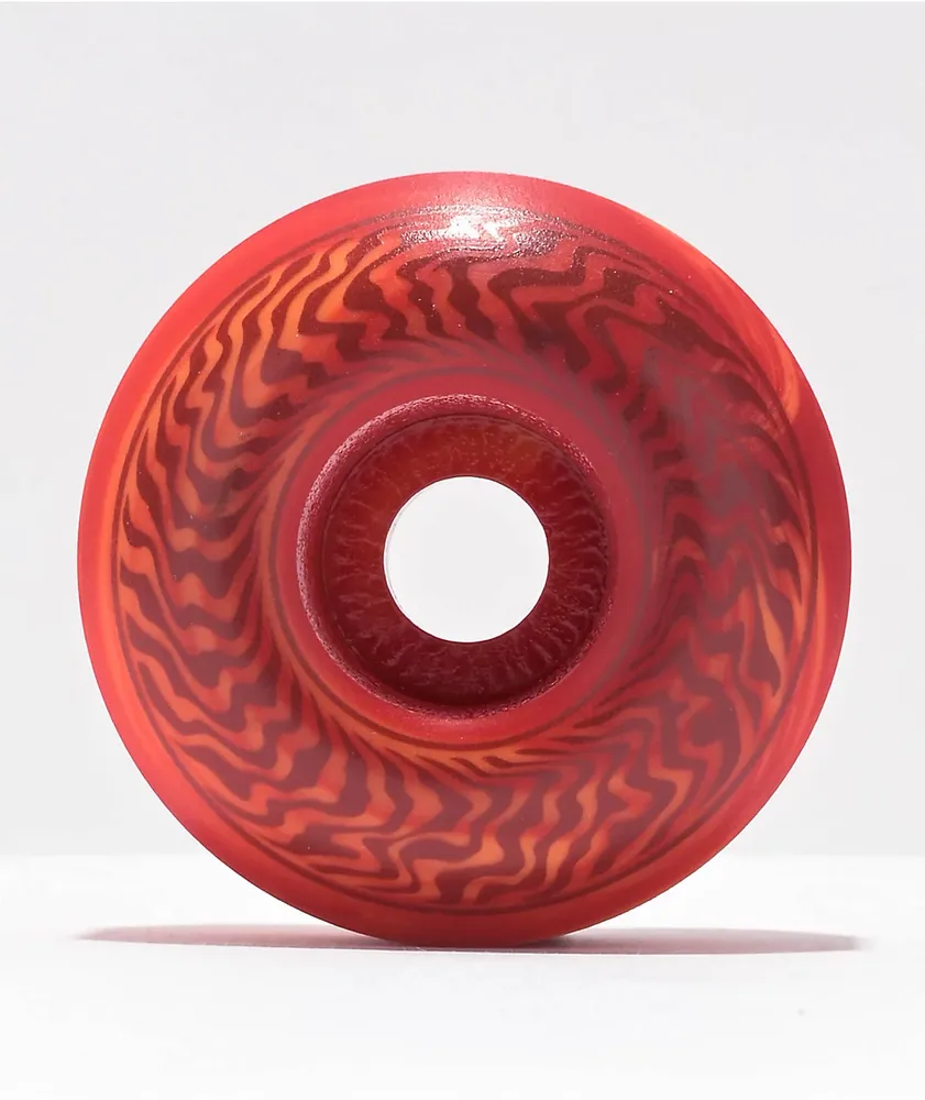 Spitfire Formula Four Swirled Classic Red & Orange 56mm 99D Skateboard ...
