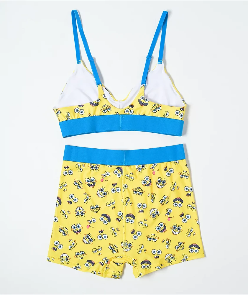 CoCo Brands SpongeBob SquarePants Silly Face Yellow & Blue Underwear ...