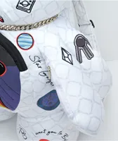 Sprayground Alien Rich White Bear Backpack | Hamilton Place
