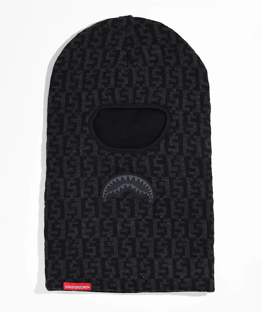 Sprayground Check Grey Balaclava | Hamilton Place