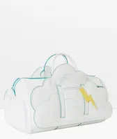 Sprayground Cloud White Duffle Bag | Hamilton Place