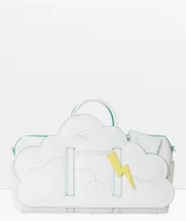 Sprayground Cloud White Duffle Bag | Hamilton Place