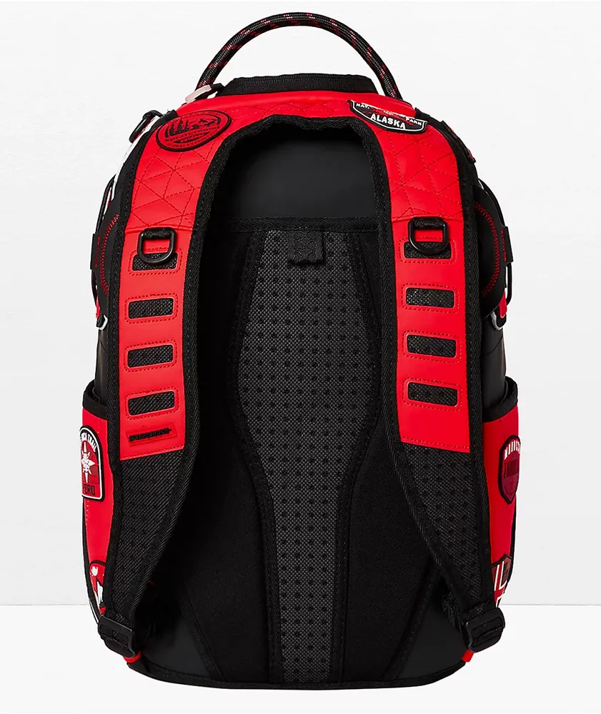 Sprayground Expedition Red & Black Backpack | Mall of America®