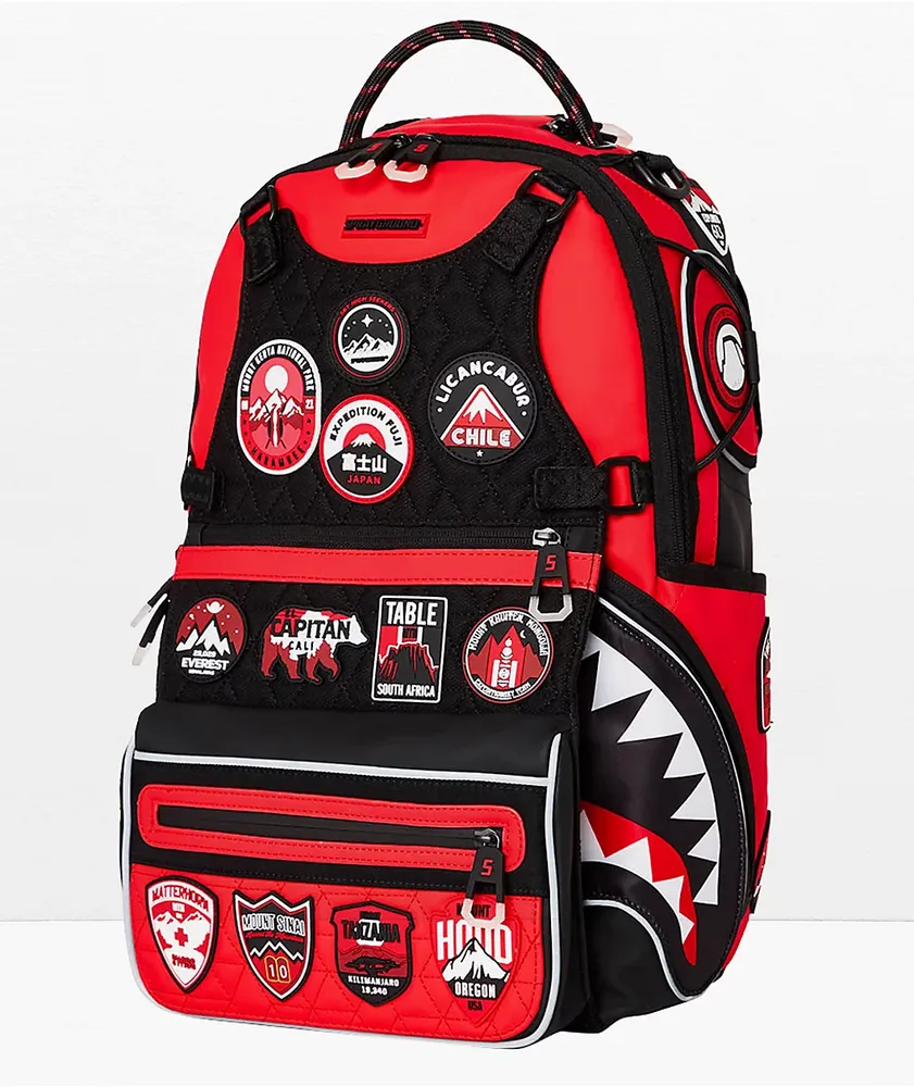 Sprayground Expedition Red & Black Backpack | Mall of America®