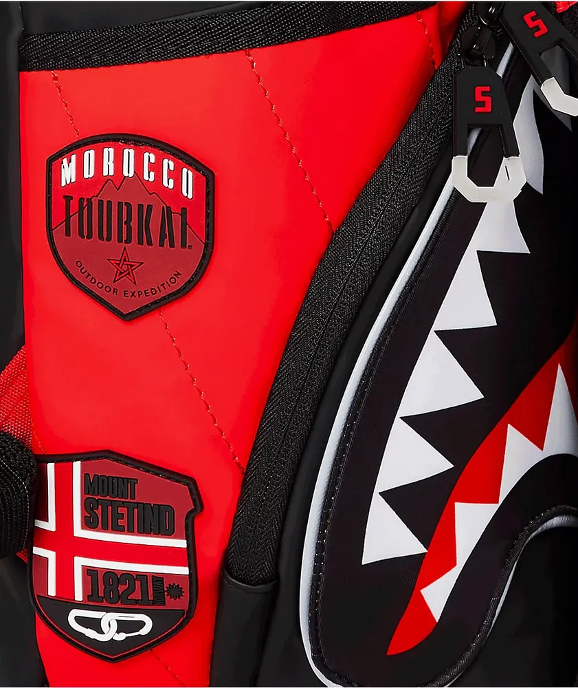 Sprayground Expedition Red & Black Backpack | Mall of America®