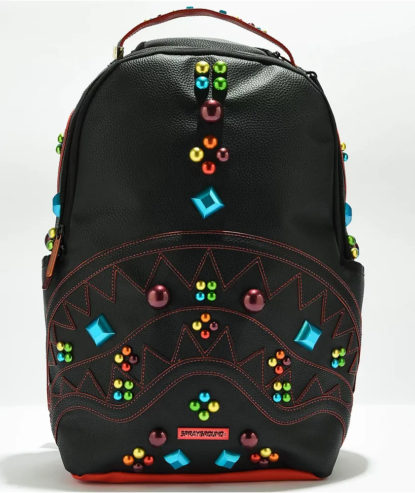 Sprayground Gem Stone Outlaw DLXV Black Backpack | Hamilton Place