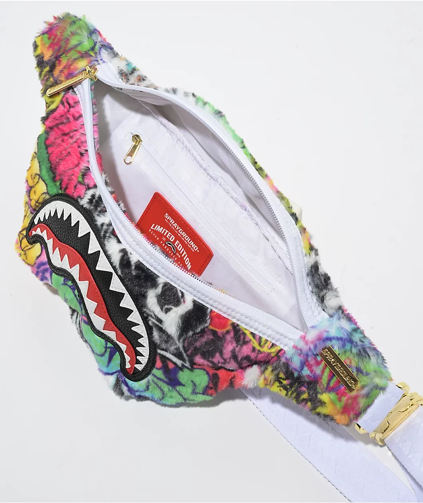 Sprayground Graffiti Faux Fur Fanny Pack | Mall of America®