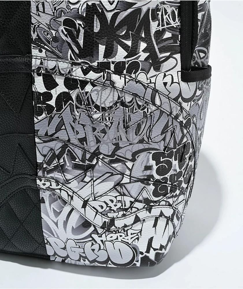 Sprayground Half Graffiti Black & White Quilted Backpack | Mall of America®