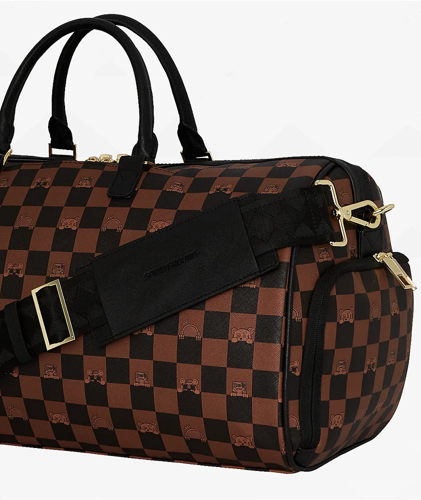Sprayground Peeking Character Checker Duffle Bag | Mall of America®