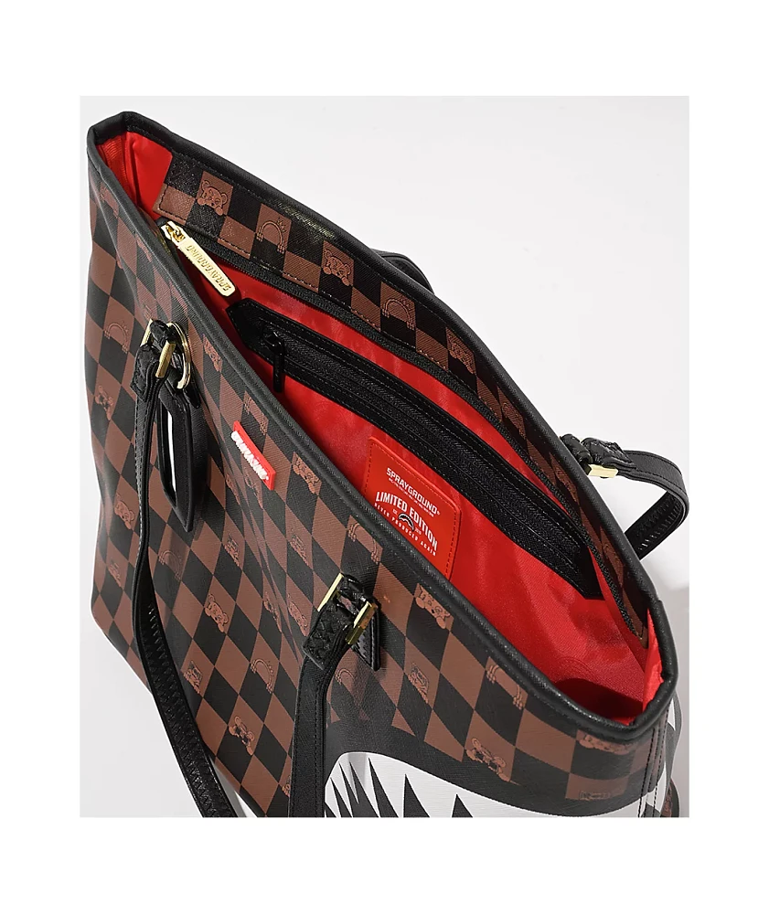 Sprayground Peeking Checker Tote Bag | Mall of America®