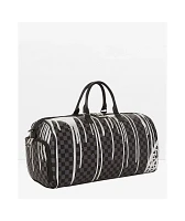 Sprayground Platinum Drip Black Checkered Duffle Bag | Hamilton Place