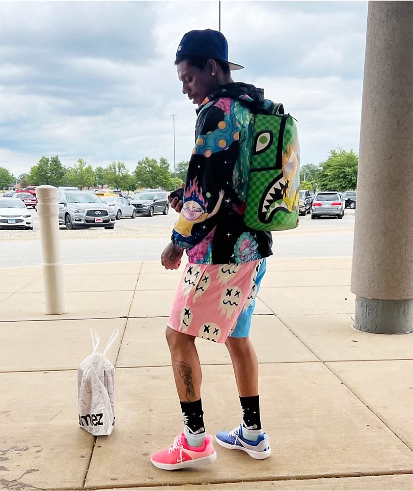 Sprayground Rick And Morty Fire Rick Green Backpack | Mall of America®