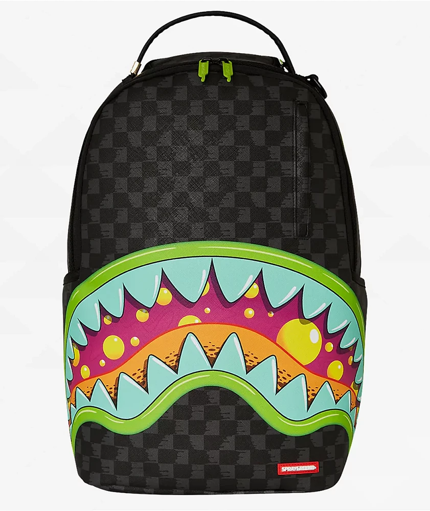 Sprayground Slime Takeover Black Backpack | Hamilton Place