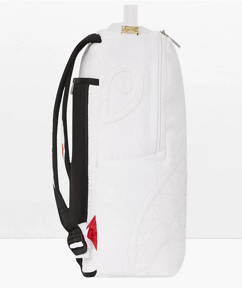 Sprayground White Scribble Debossed Backpack at Mall of America® in ...