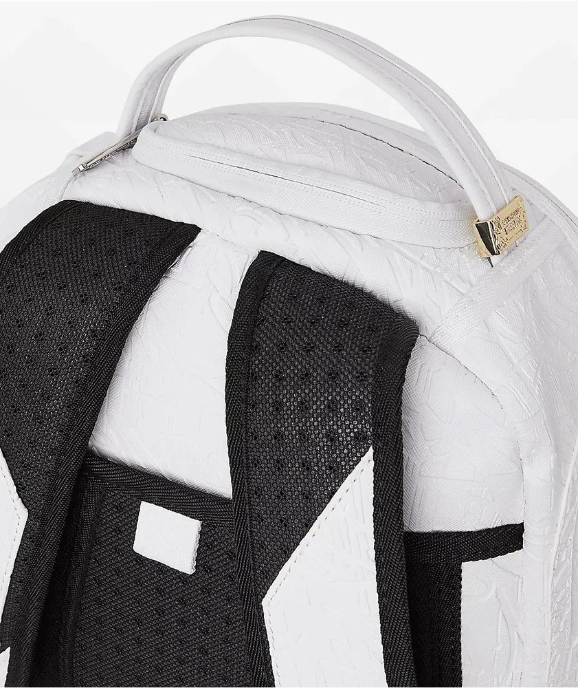 Sprayground White Scribble Debossed Backpack at Mall of America® in ...