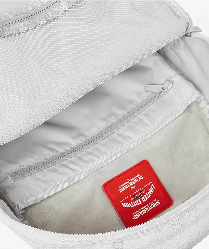 Sprayground White Scribble Debossed Backpack at Mall of America® in ...