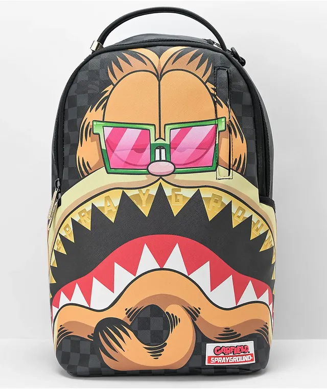 Sprayground x Garfield Mouth Black Checkered Backpack at Hamilton Place ...