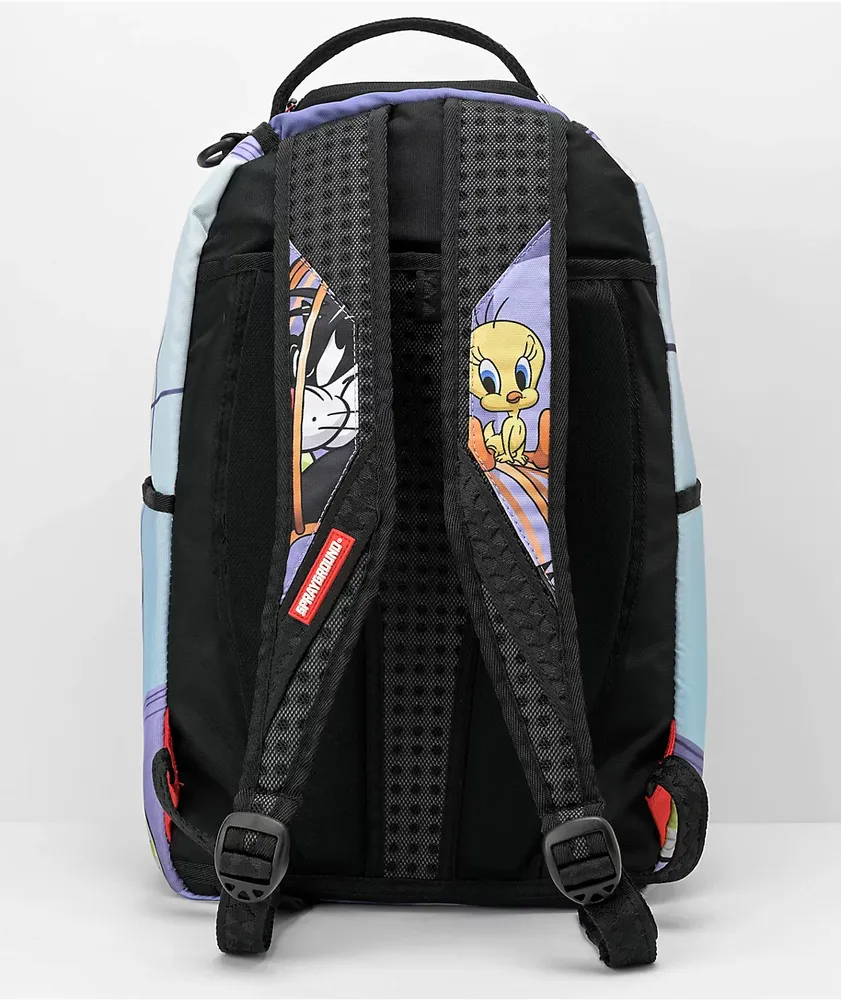 Sprayground x Looney Tunes Tweety VS Sylvester Purple Backpack at Mall ...