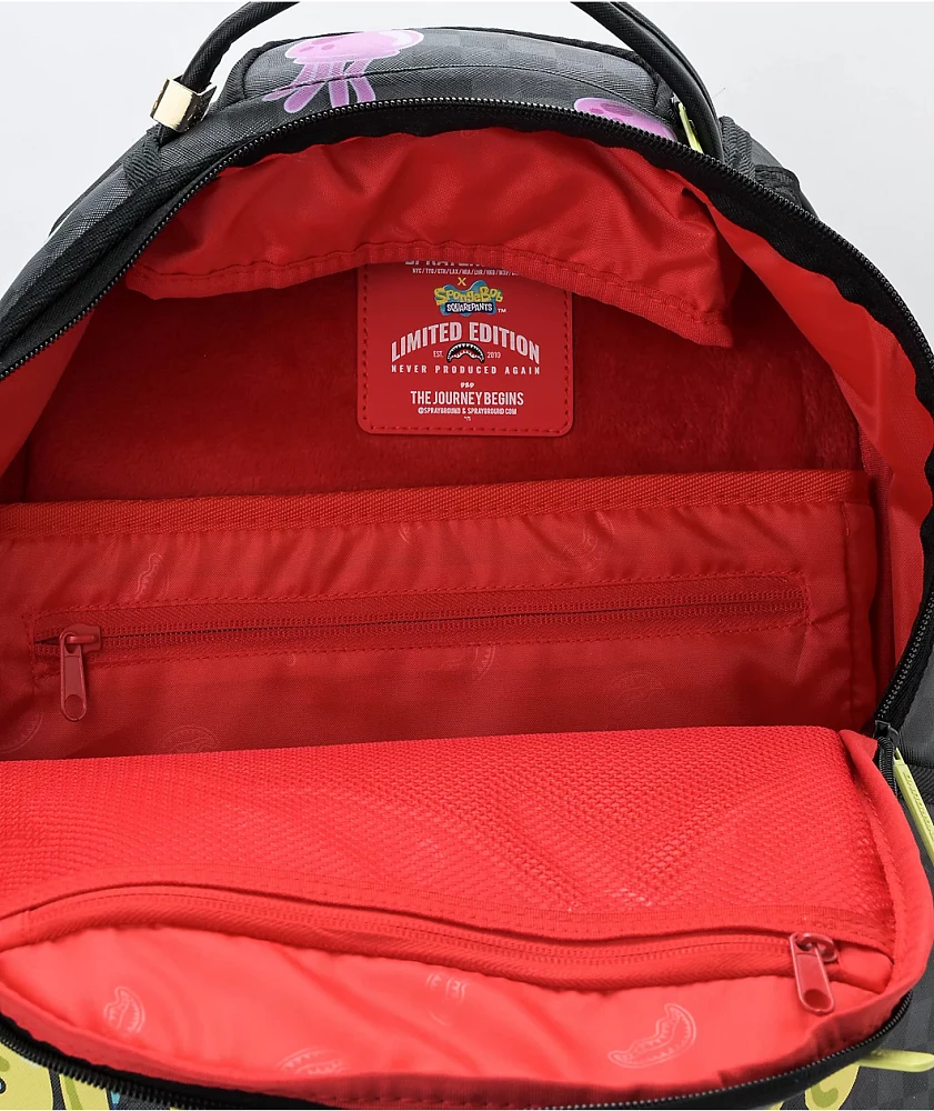 Sprayground x Nickelodeon SpongeBob Bubble Check Black Backpack at Mall ...