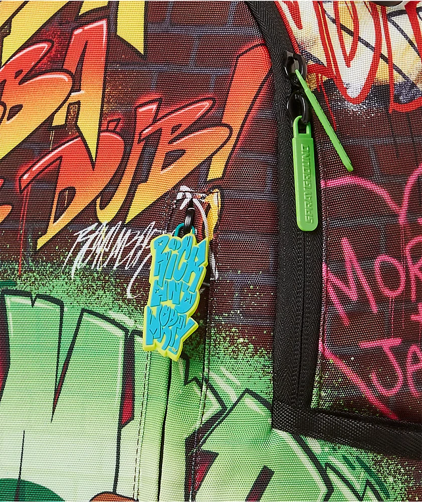 Sprayground x Rick And Morty Graffiti Black Backpack at Mall of America ...