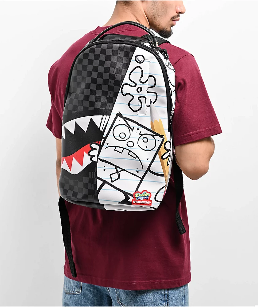 Sprayground x SpongeBob SquarePants Doodle Backpack | Coquitlam Centre