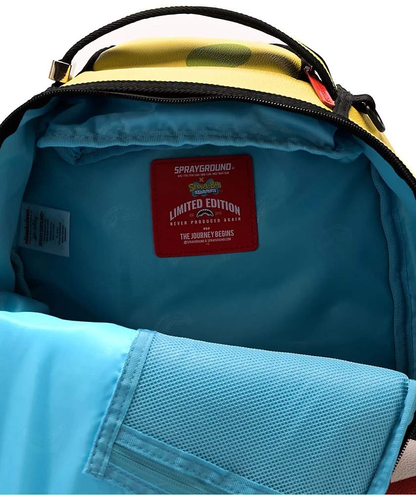 Sprayground x SpongeBob SquarePants Shark Bite Yellow Backpack at Mall ...